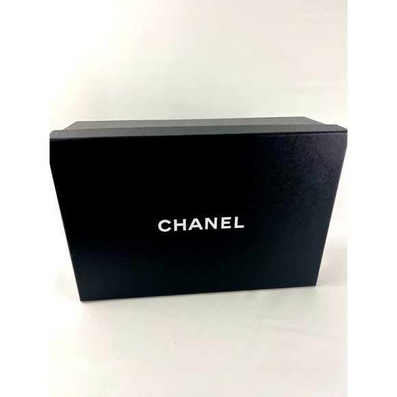 CHANEL | Other | Chanel Shoe Box Closet Decor Black With Lid And Tissue ...